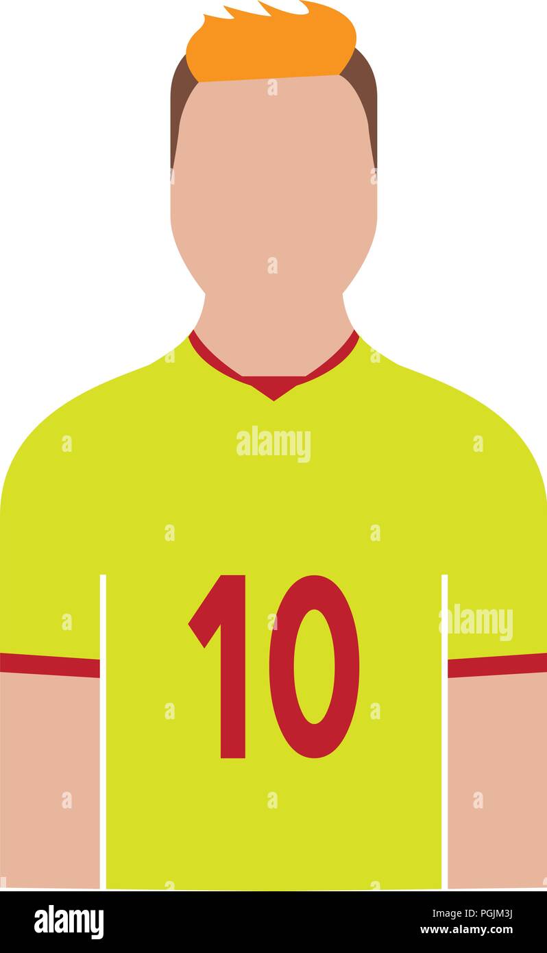 Isolated male athlete avatar Stock Vector Image & Art - Alamy