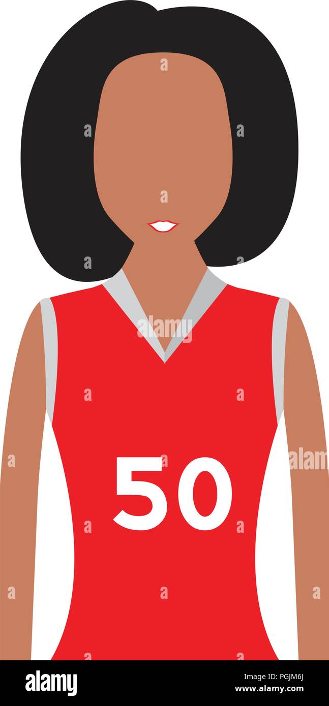 Isolated female athlete avatar Stock Vector Image & Art - Alamy