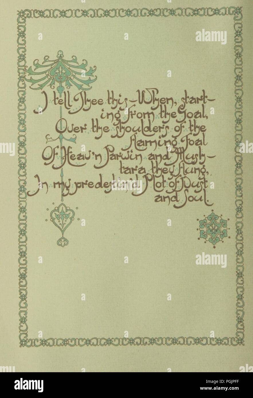 Image from page 80 of 'Rubáiyát of Omar Khayyám. Presented by Willy ...