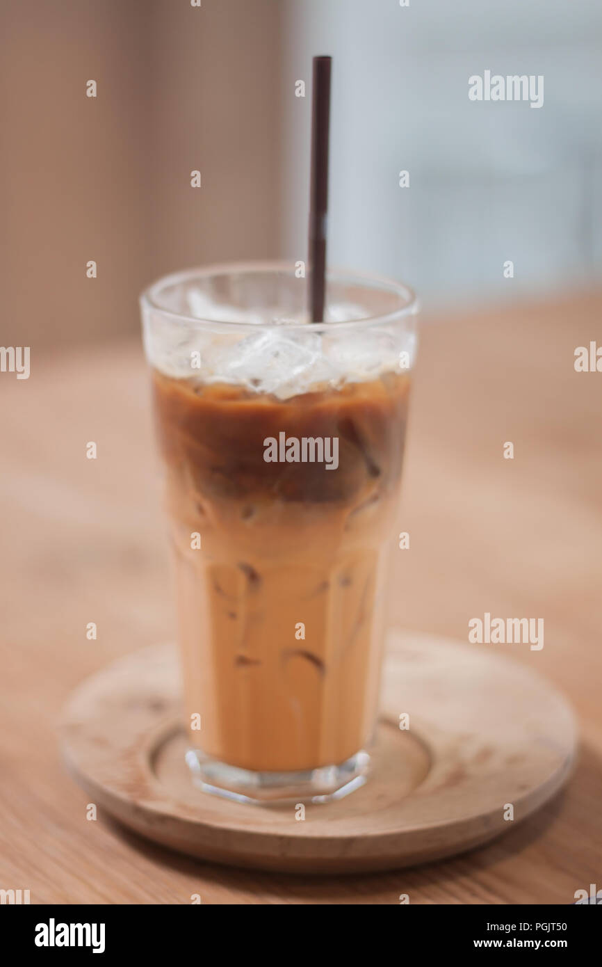 Iced coffee in coffee shop, stock photo Stock Photo - Alamy