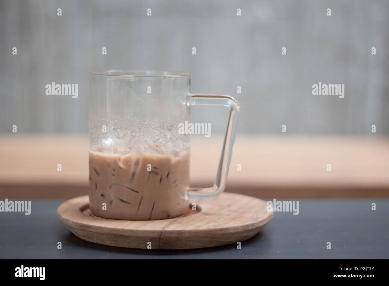 Iced coffee in coffee shop, stock photo Stock Photo - Alamy