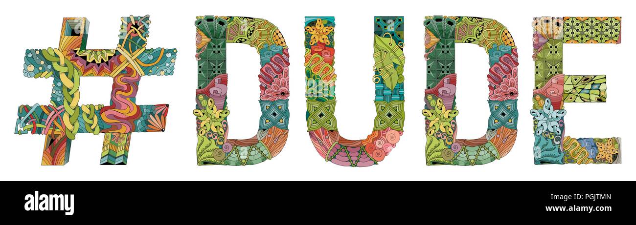 Dude Stock Vector Images - Alamy