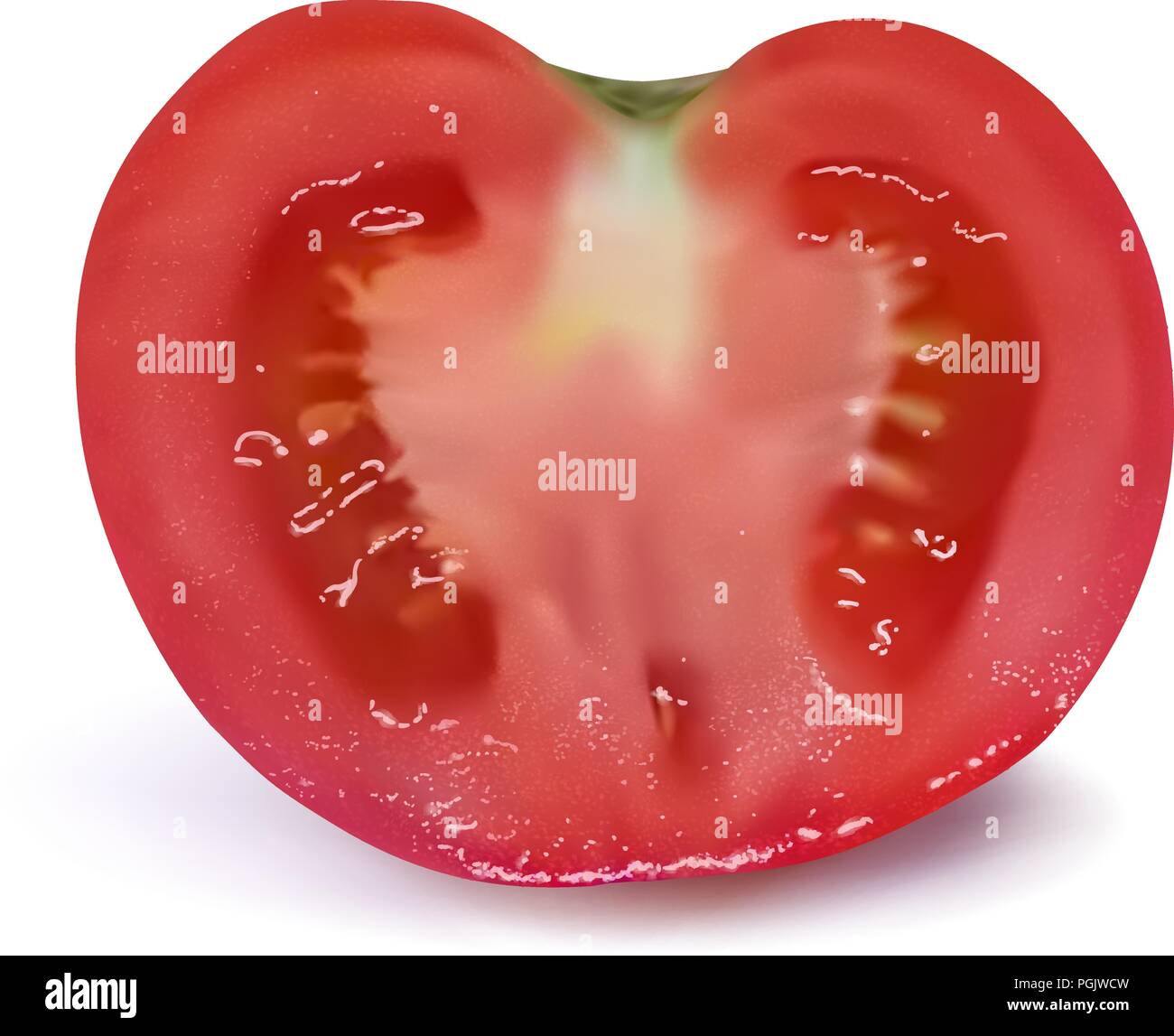 Ripe tomato photo Stock Vector Images - Alamy