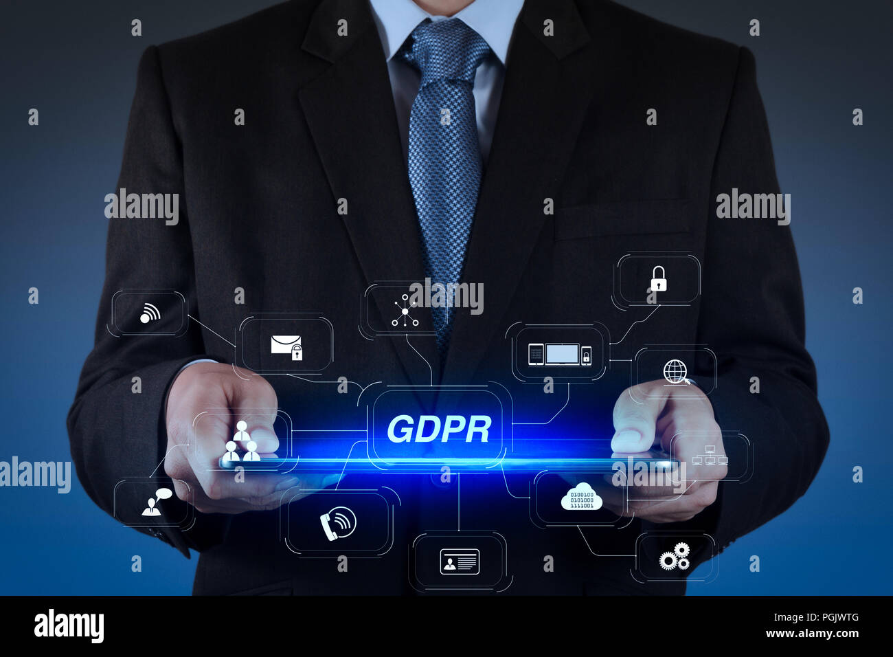 GDPR. Data Protection Regulation with Cyber security and privacy ...