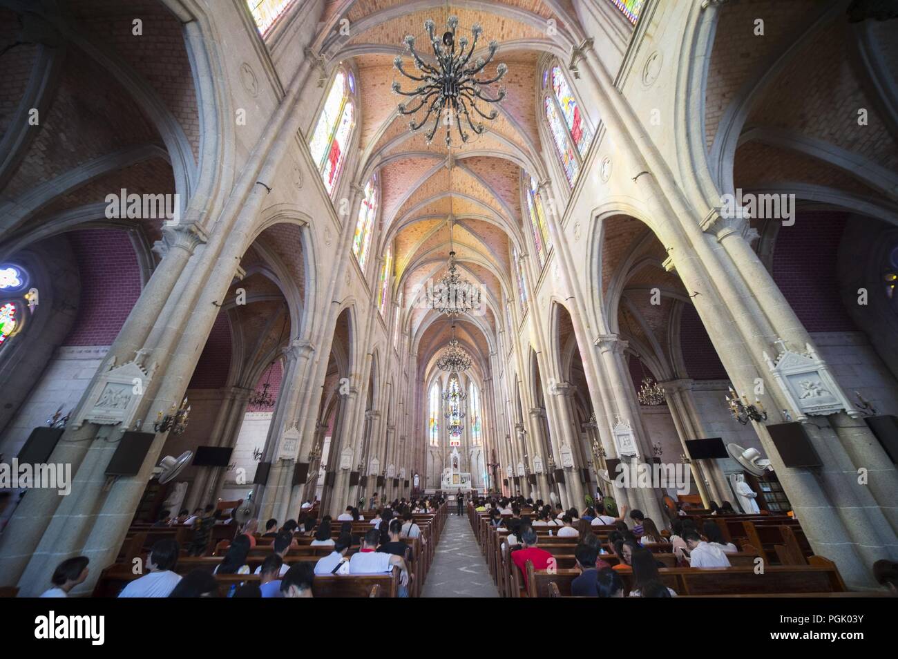 Guangzh, Guangzh, China. 27th Aug, 2018. Guangzhou, CHINA-Sacred Heart ...