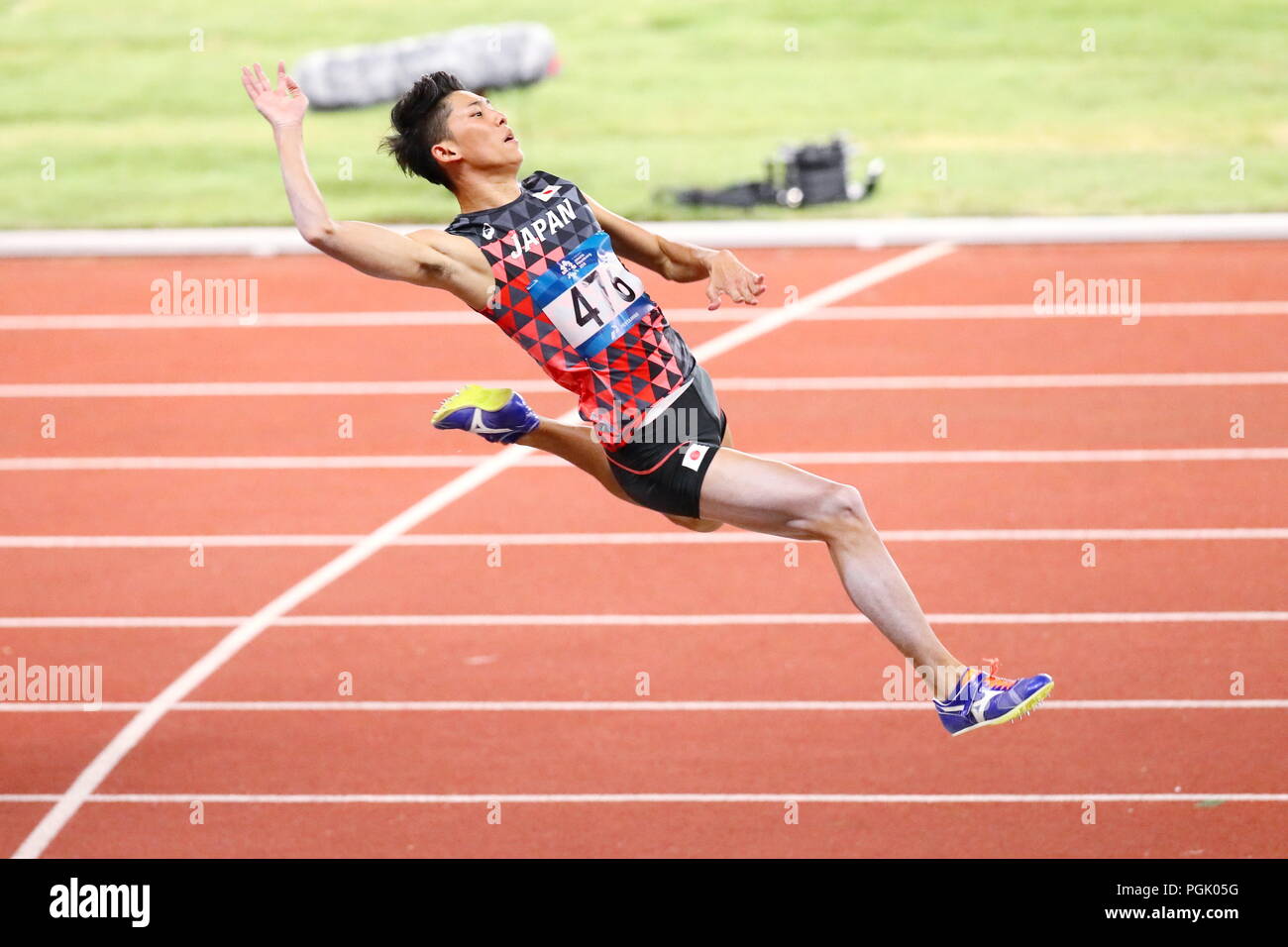 Jakarta, Indonesia. 26th Aug, 2018. Shotaro Shiroyama (JPN) Athletics ...