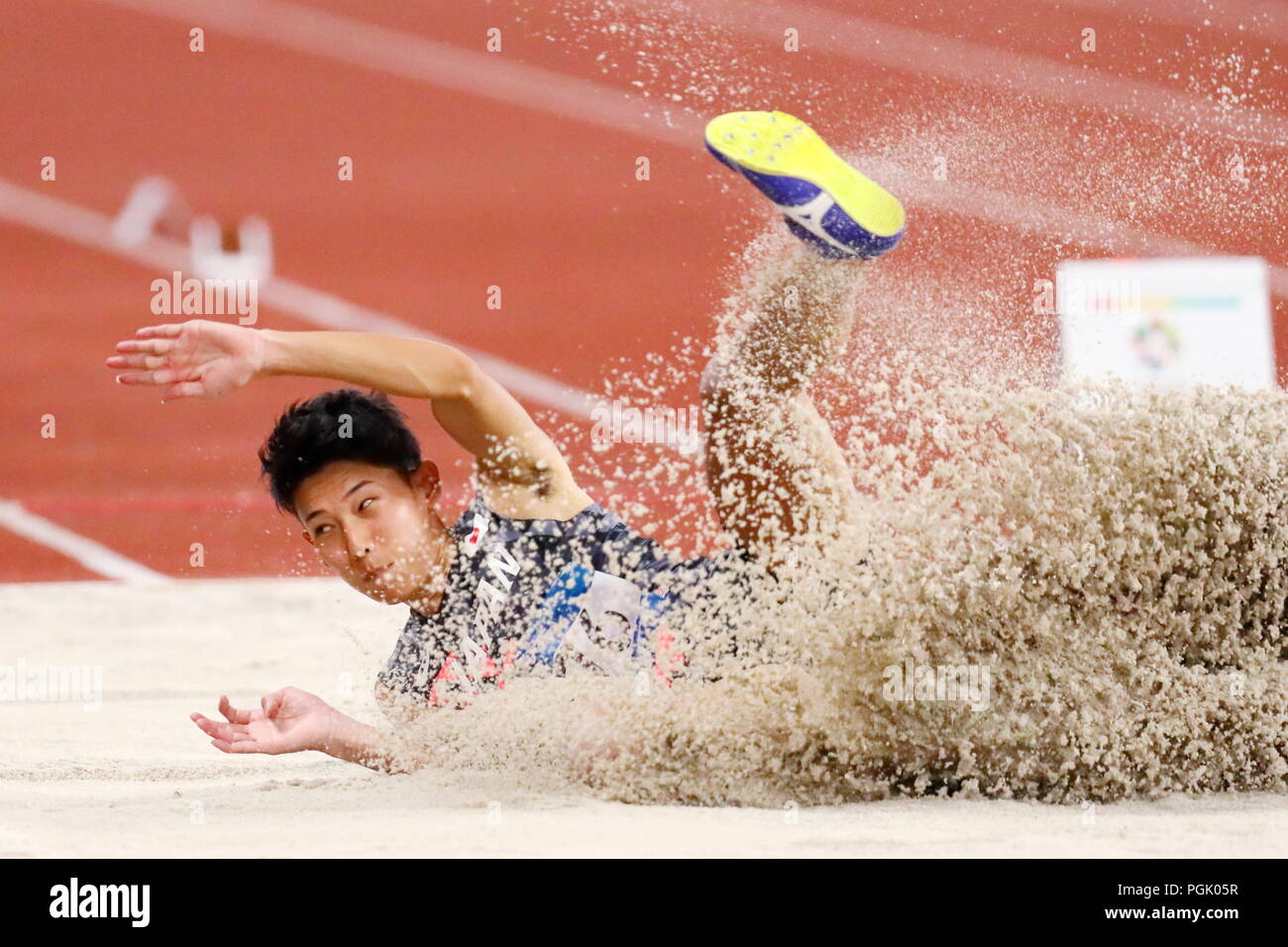Jakarta, Indonesia. 26th Aug, 2018. Shotaro Shiroyama (JPN) Athletics ...