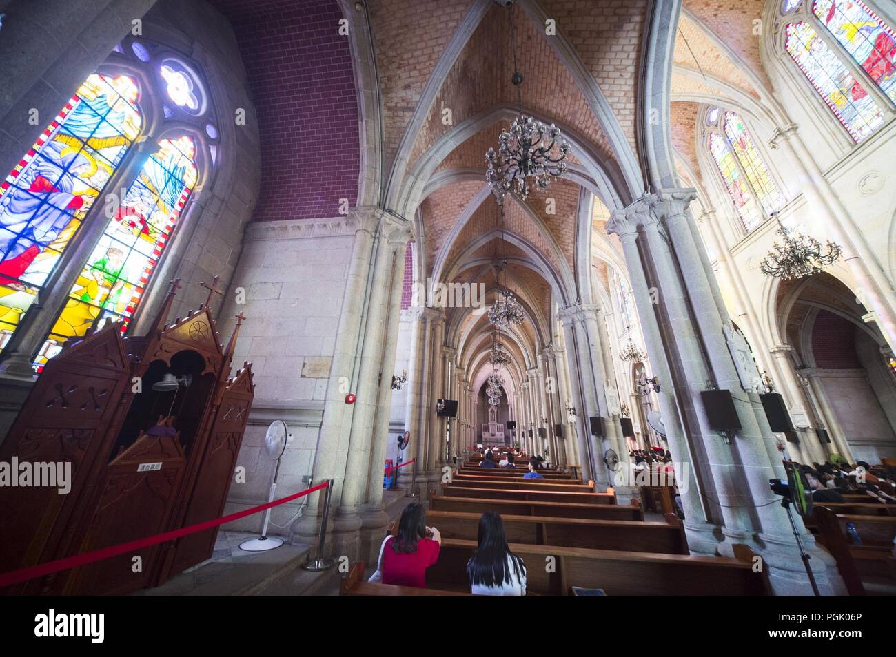 Guangzh, Guangzh, China. 27th Aug, 2018. Guangzhou, CHINA-Sacred Heart ...