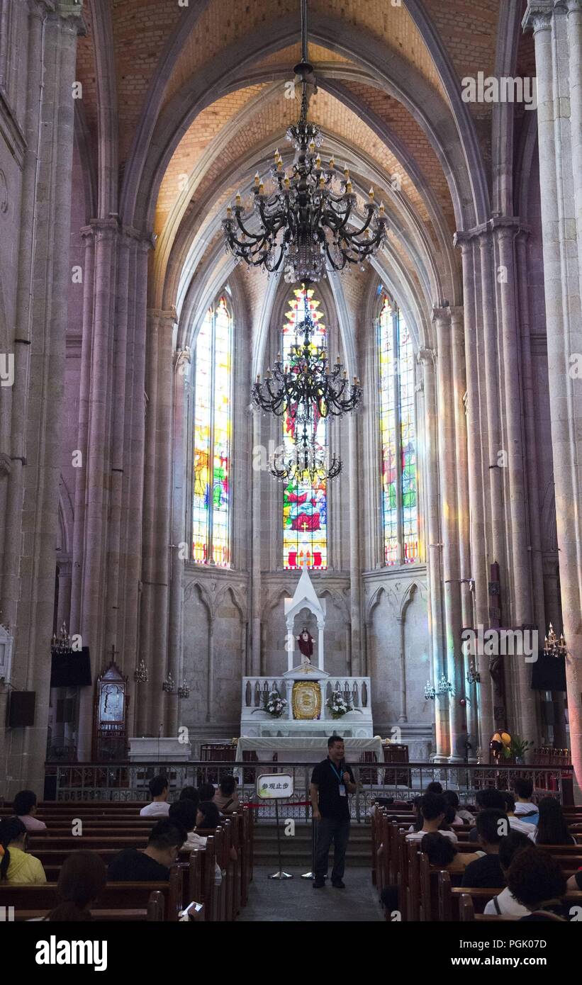 Guangzh, Guangzh, China. 27th Aug, 2018. Guangzhou, CHINA-Sacred Heart ...