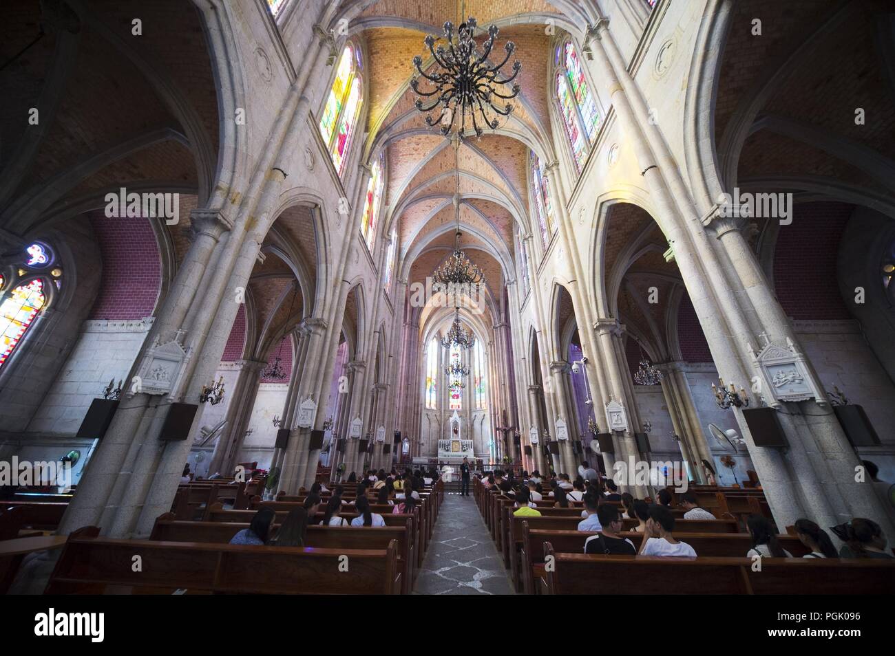 Guangzh, Guangzh, China. 27th Aug, 2018. Guangzhou, CHINA-Sacred Heart ...