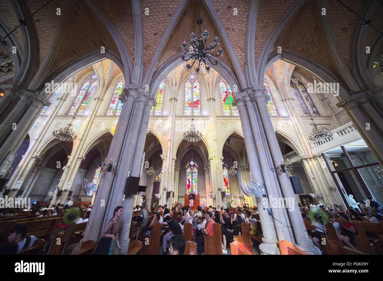 Guangzh, Guangzh, China. 27th Aug, 2018. Guangzhou, CHINA-Sacred Heart ...