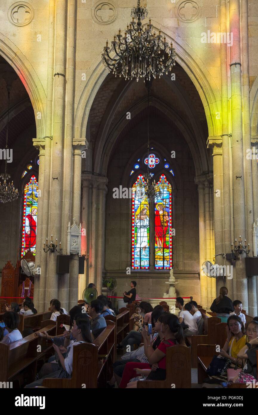 Guangzh, Guangzh, China. 27th Aug, 2018. Guangzhou, CHINA-Sacred Heart ...