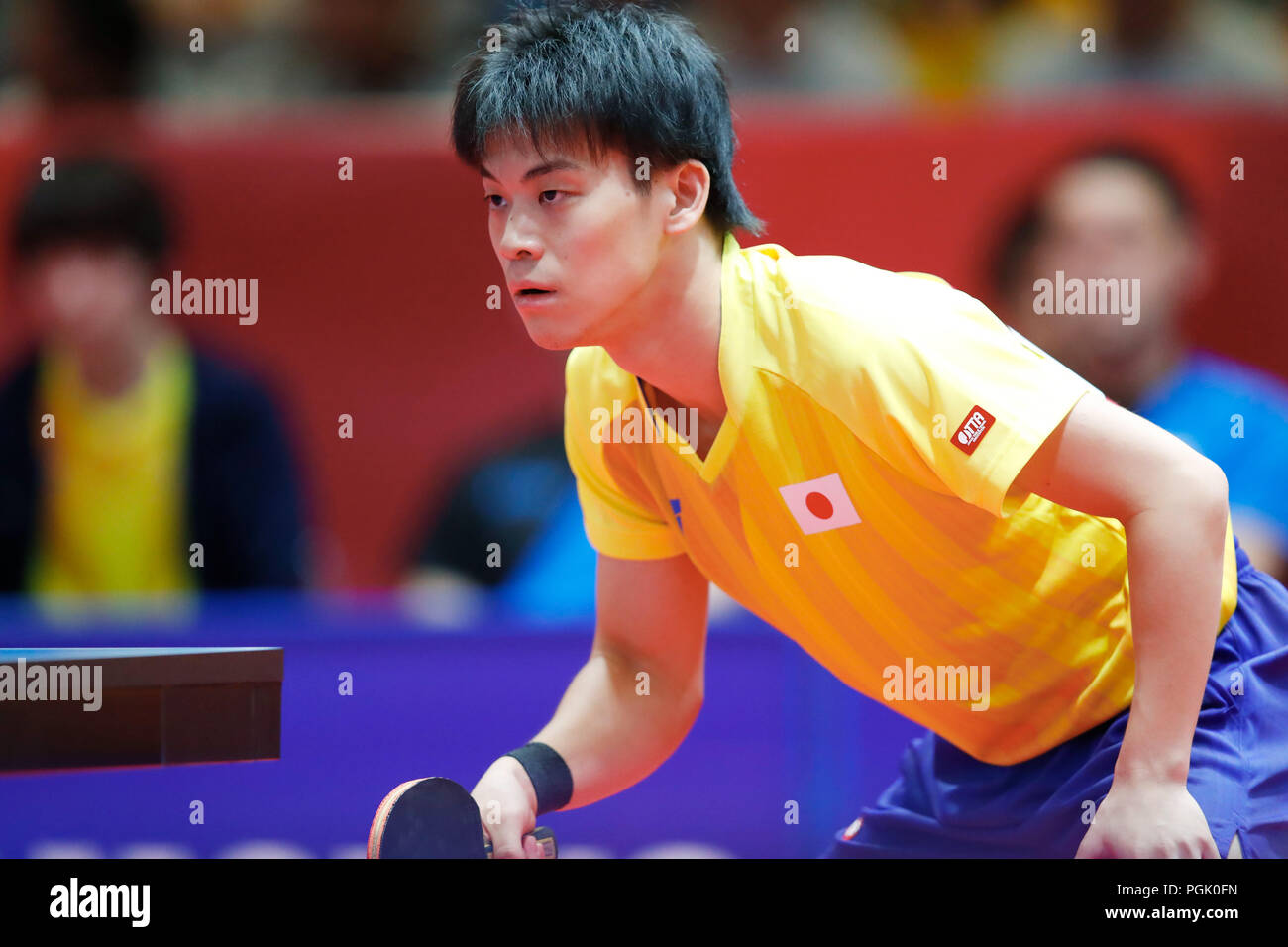 Jakarta, Indonesia. 27th Aug, 2018. Masaki Yoshida (JPN) Table Tennis ...