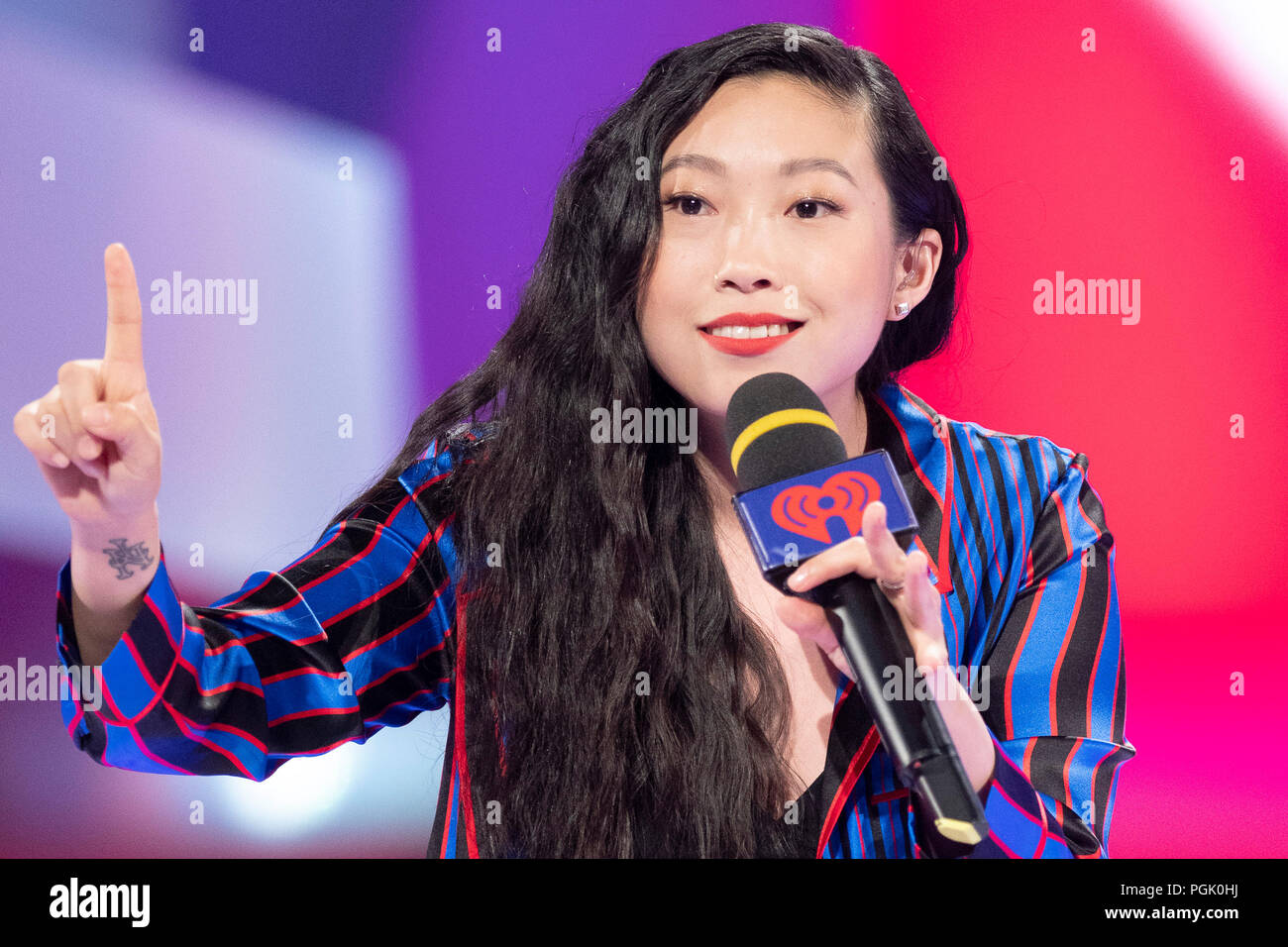 Toronto, Canada. 26th August 2018. Awkwafina performs on stage during ...