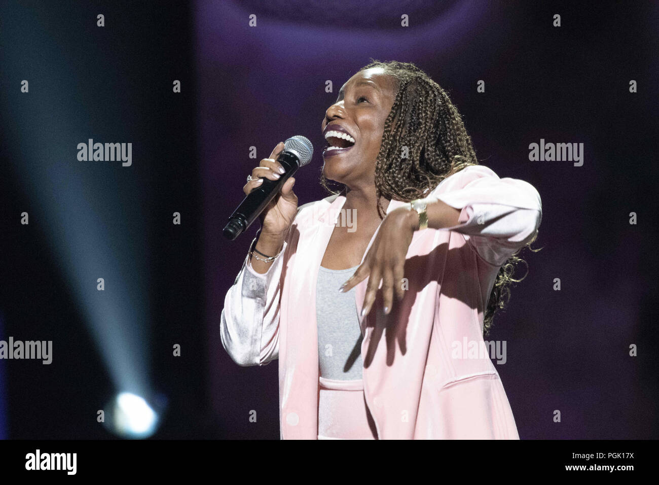 Newark, New Jersey, USA. 26th Aug, 2018. STEPHANIE MILLS performing a ...