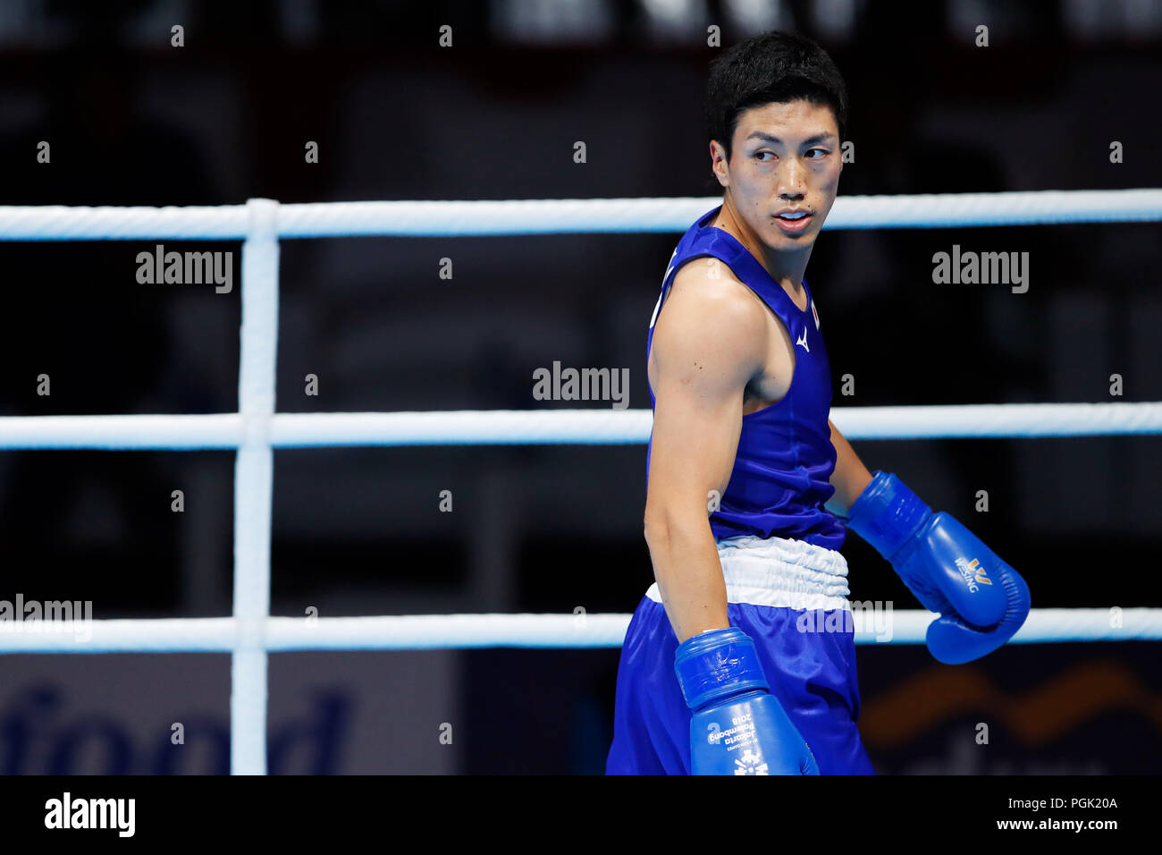 Jakarta, Indonesia. 27th Aug, 2018. Daisuke Narimatsu (JPN) Boxing ...