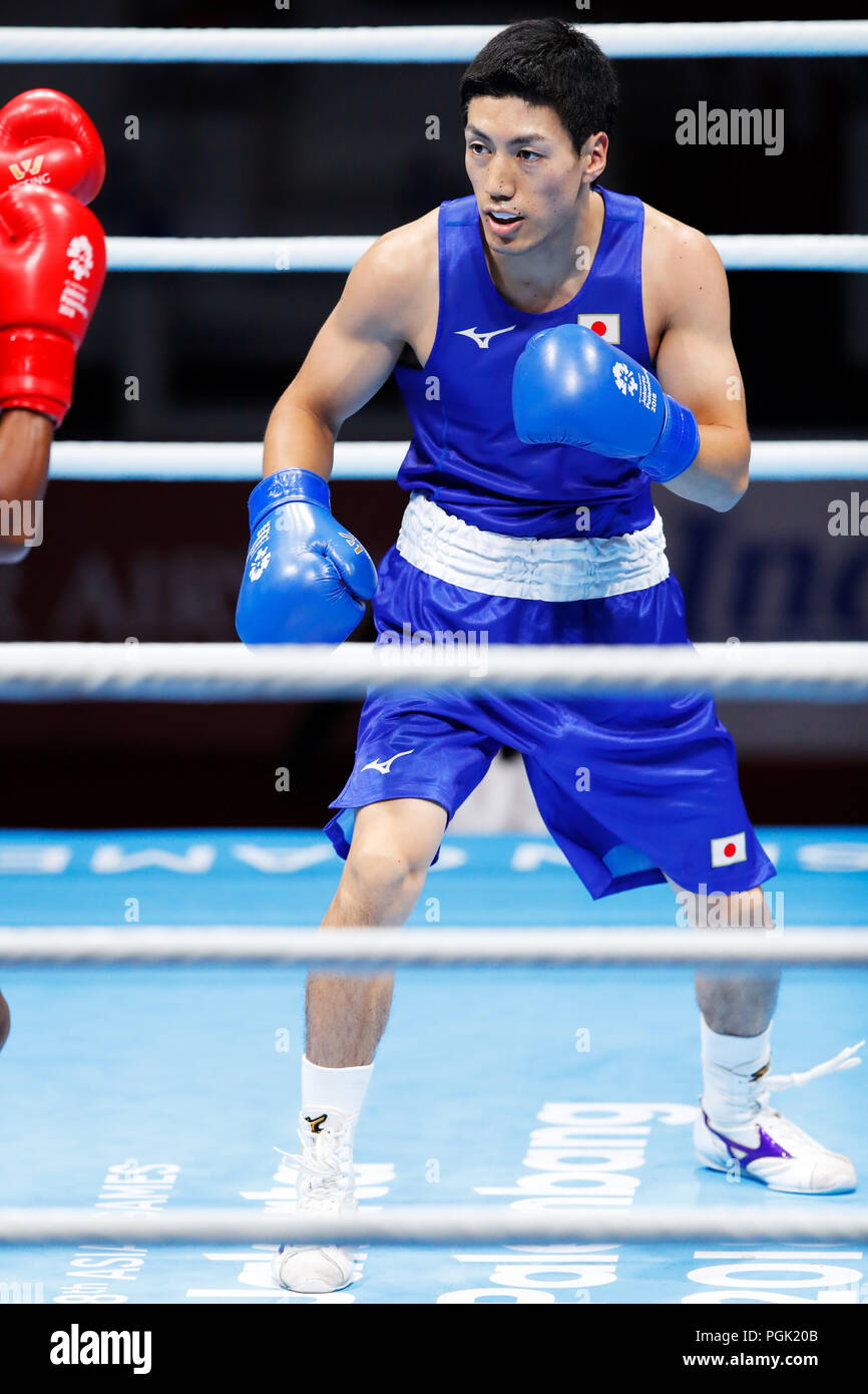 Jakarta, Indonesia. 27th Aug, 2018. Daisuke Narimatsu (JPN) Boxing ...