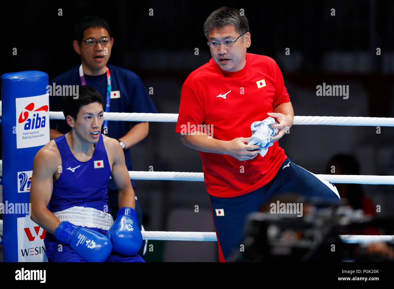 Jakarta, Indonesia. 27th Aug, 2018. Daisuke Narimatsu (JPN) Boxing ...