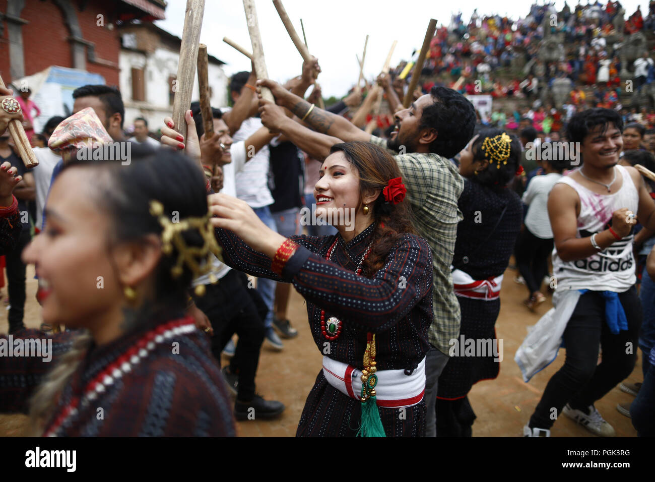 Gai jatra dance hi-res stock photography and images - Alamy