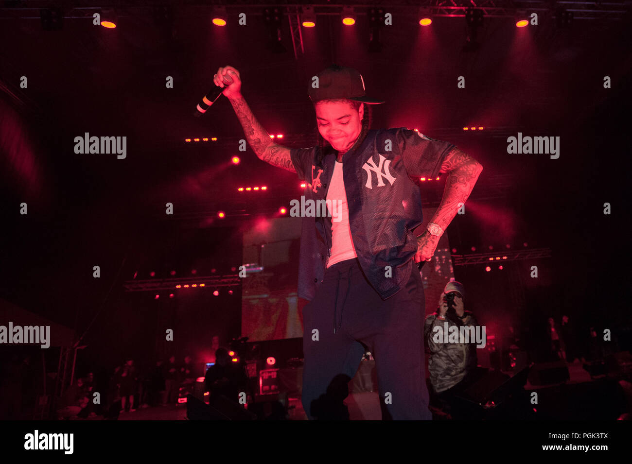 Hradec Kralove, Czech Republic. 25th Aug, 2018. American rapper and ...