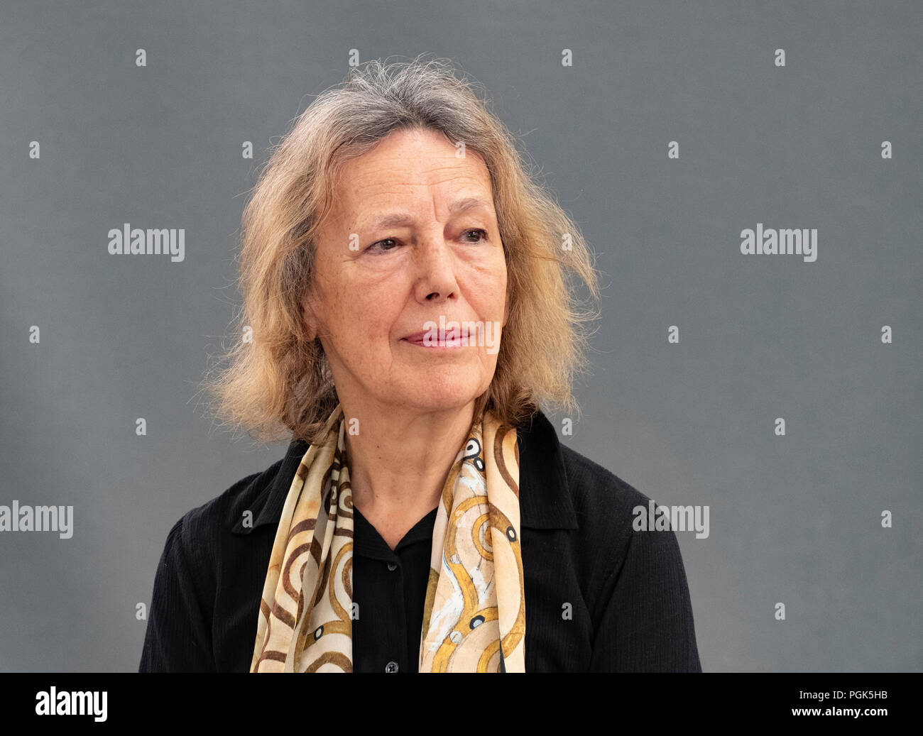 Edinburgh, Scotland, UK. 27 August, 2018. Pictured; Claire Tomalin is ...