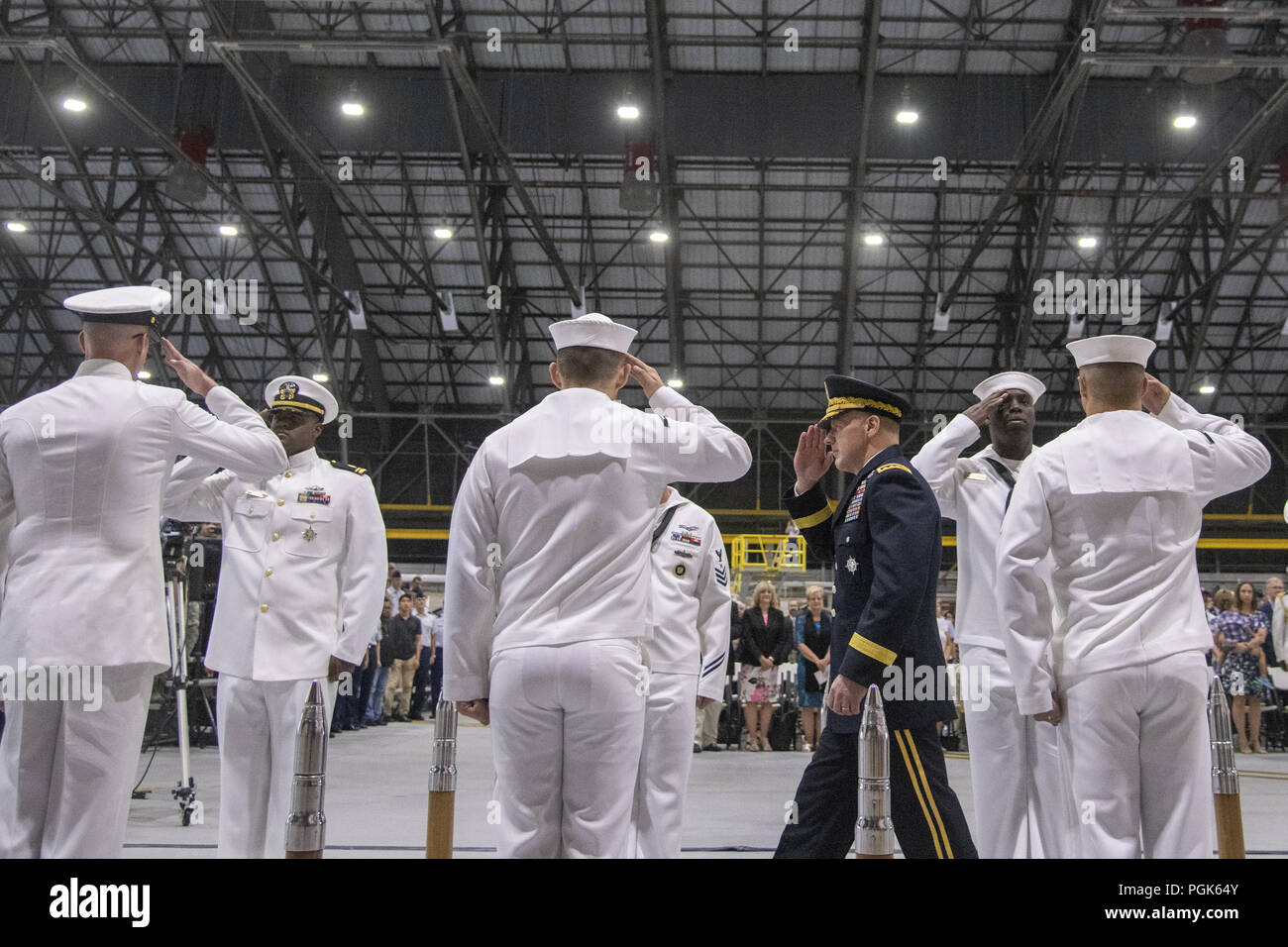 Scott Afb, IL, USA. 24th Aug, 2018. Army Gen. Stephen R. Lyons ...
