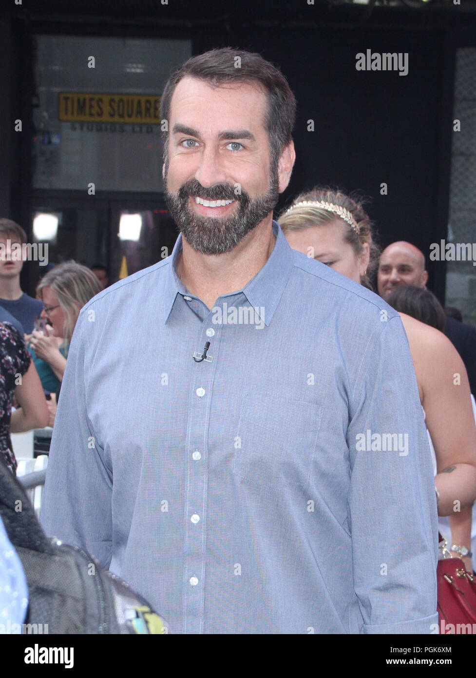 New York, NY, USA. 27th Aug, 2018. Rob Riggle at Good Morning America ...