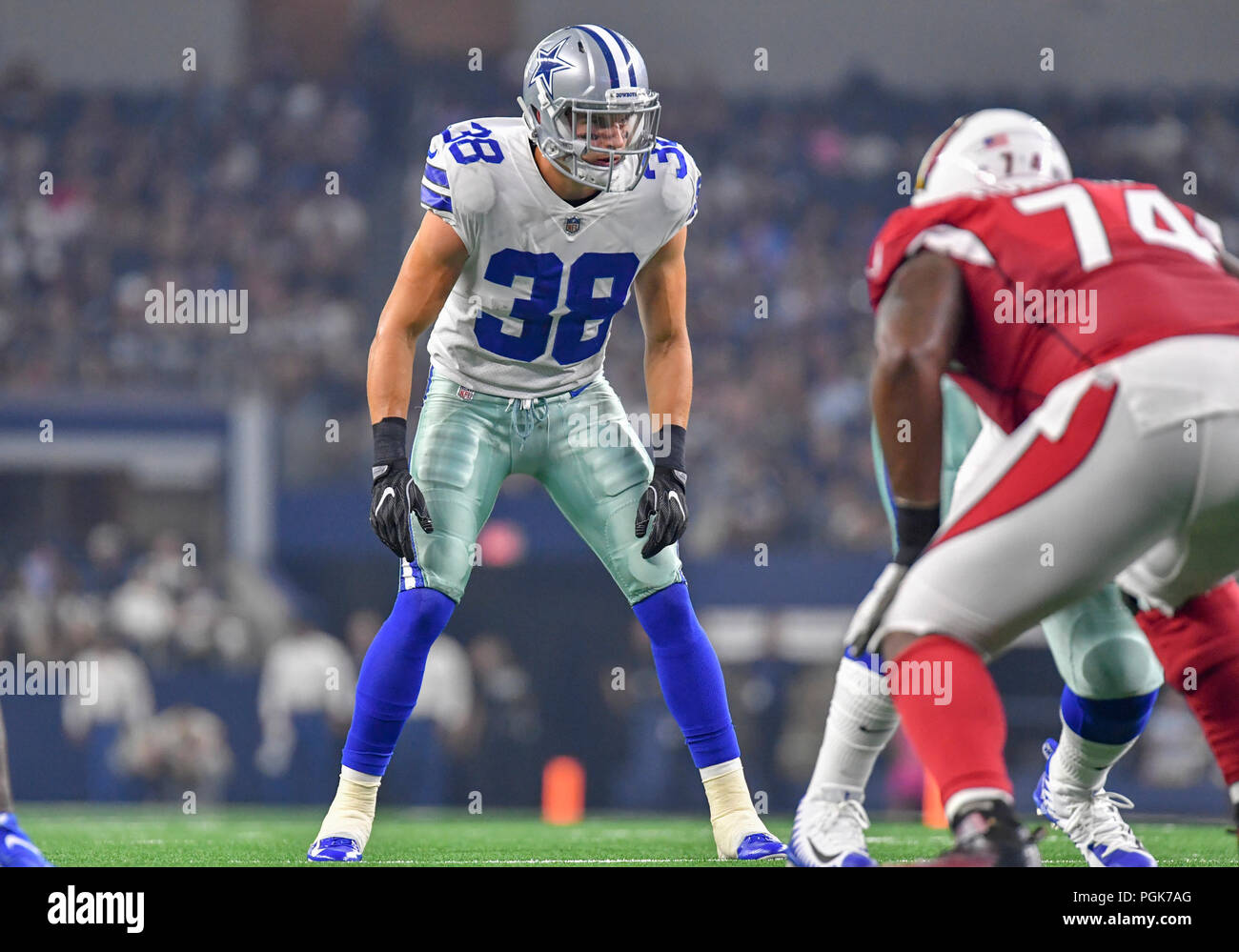 August 26, 2018: Dallas Cowboys defensive back Jeff Heath #38 during a ...