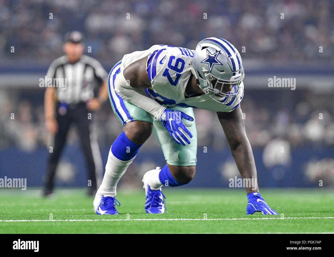 August 26, 2018: Dallas Cowboys defensive end Taco Charlton #97 during ...