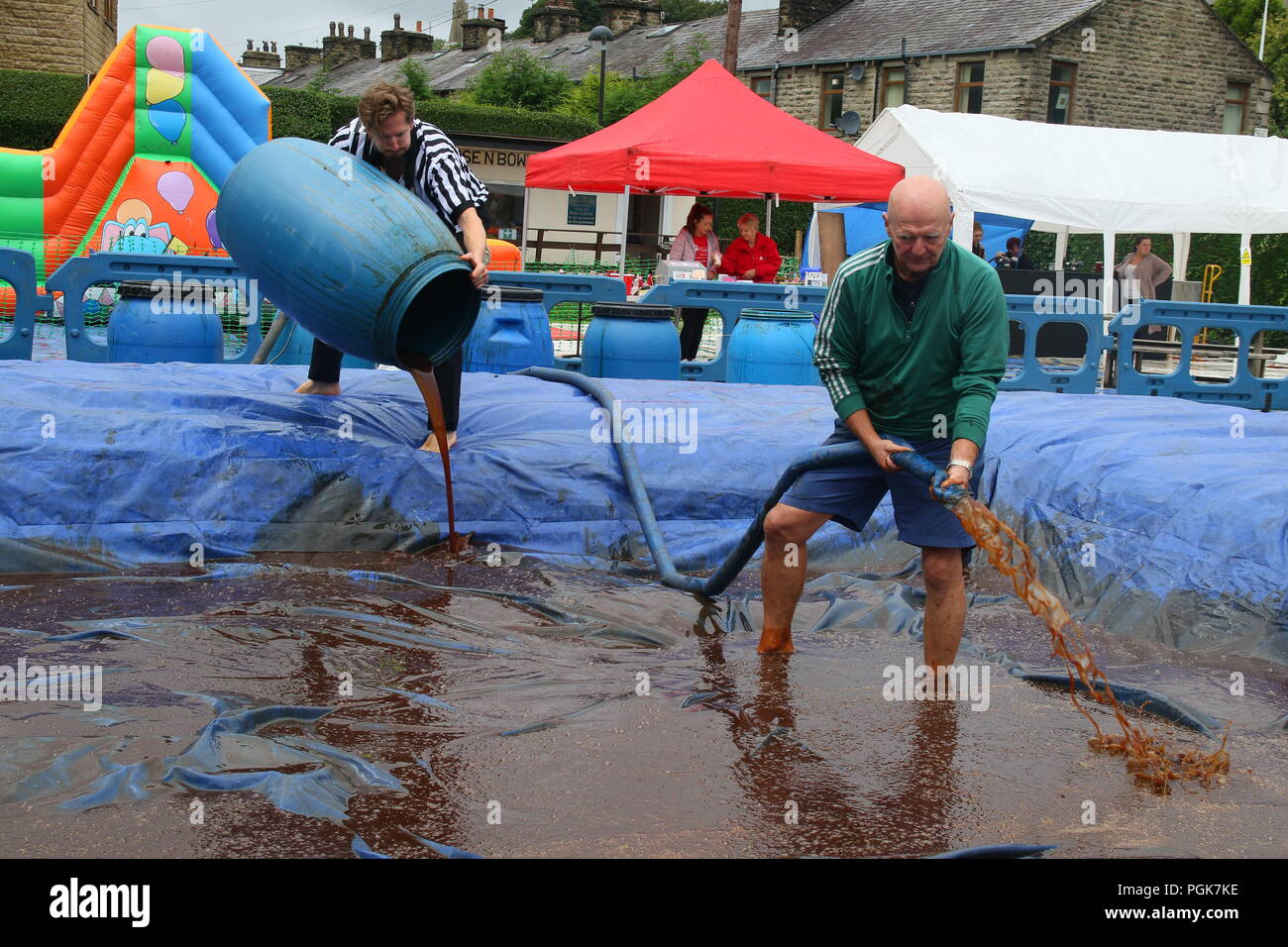 Stacksteads, Bacup, Lancashire, UK. 27 August 2018.The World Gravy ...