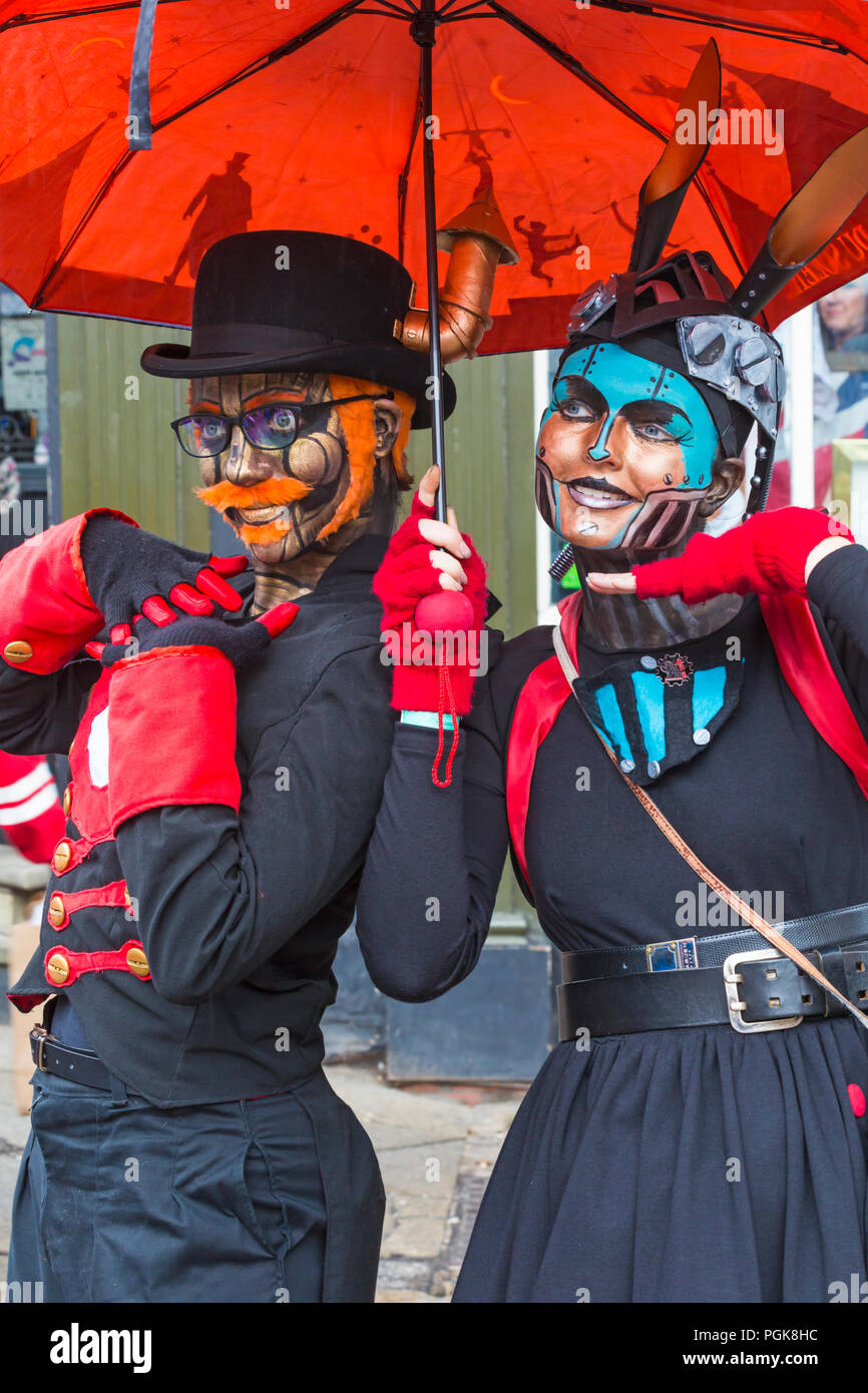 Lincoln, UK. 27th Aug 2018. The Asylum Steampunk Festival at Lincoln ...