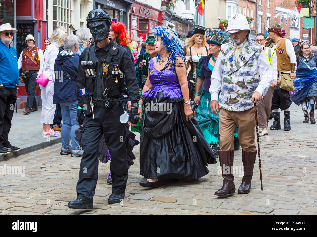 Lincoln, UK. 27th Aug 2018. The Asylum Steampunk Festival at Lincoln ...