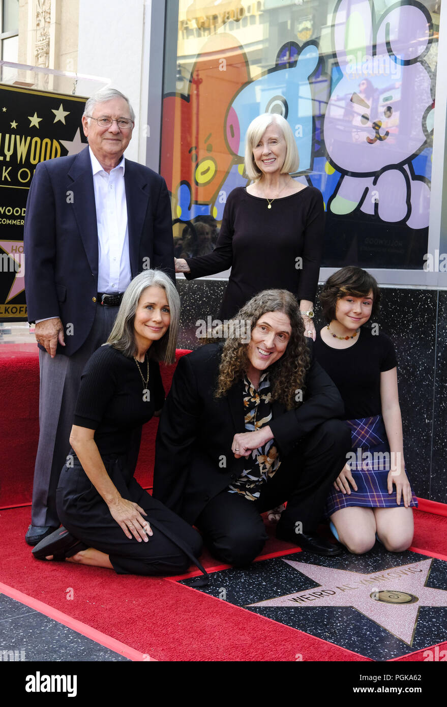 Los Angeles, California, USA. 27th Aug, 2018. Family of musician ...