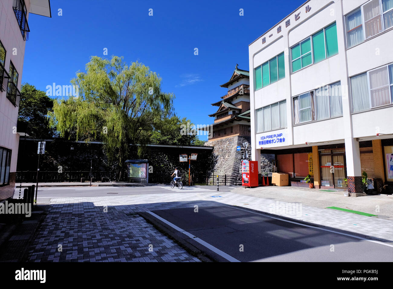 Takashima Castle of Suwa City, Nagano, Japan Stock Photo - Alamy