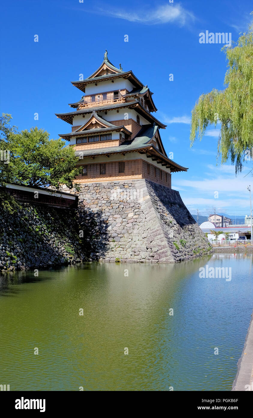 Takashima Castle of Suwa City, Nagano, Japan Stock Photo - Alamy