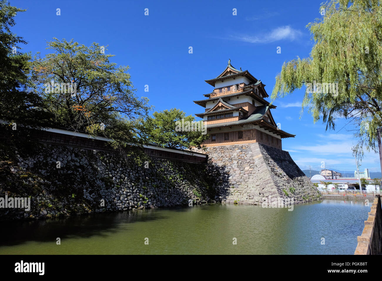 Takashima Castle of Suwa City, Nagano, Japan Stock Photo - Alamy