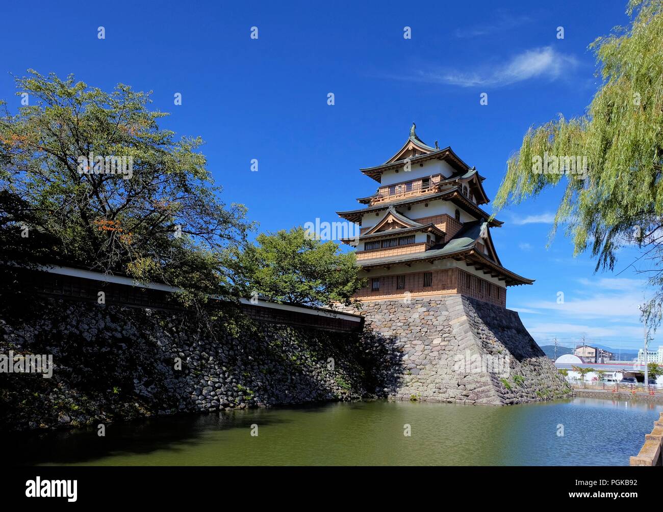 Takashima Castle of Suwa City, Nagano, Japan Stock Photo - Alamy