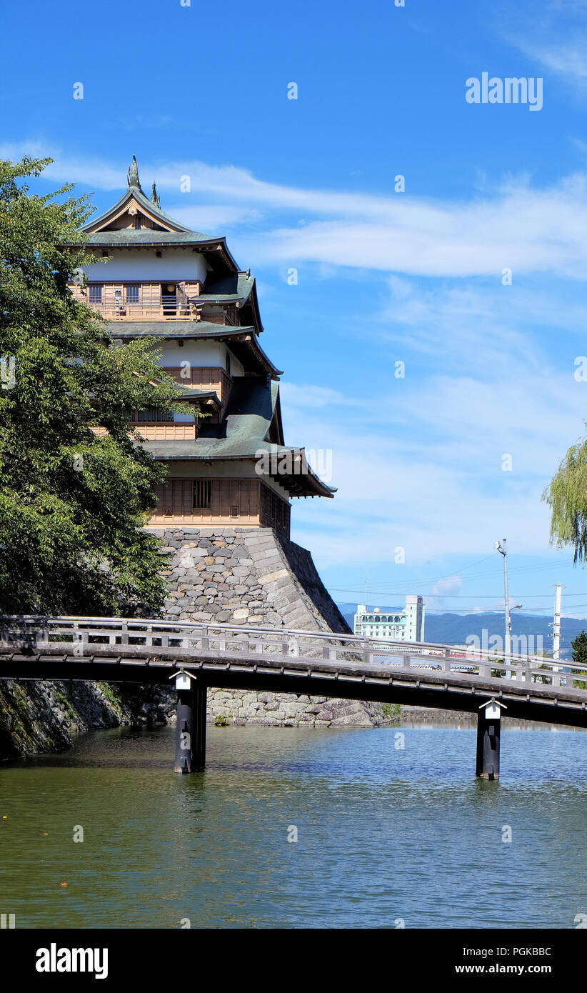 Takashima Castle of Suwa City, Nagano, Japan Stock Photo - Alamy