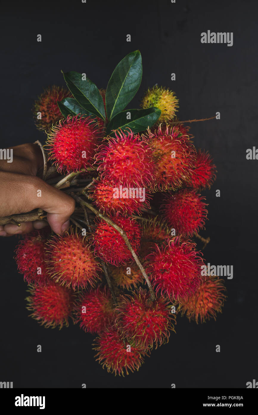 Red rambutan hi-res stock photography and images - Alamy