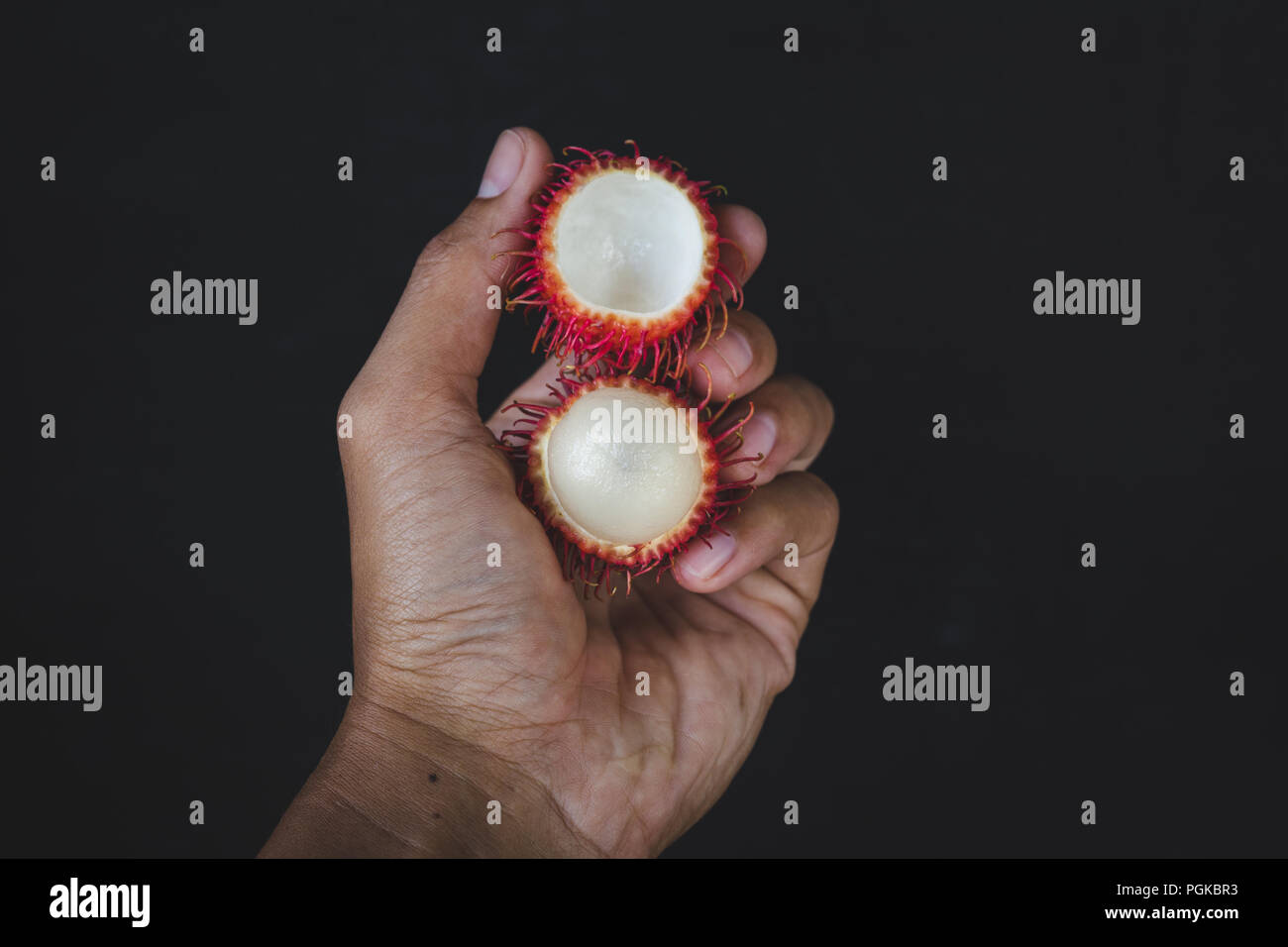 Fresh rambutan fruits Stock Photo - Alamy