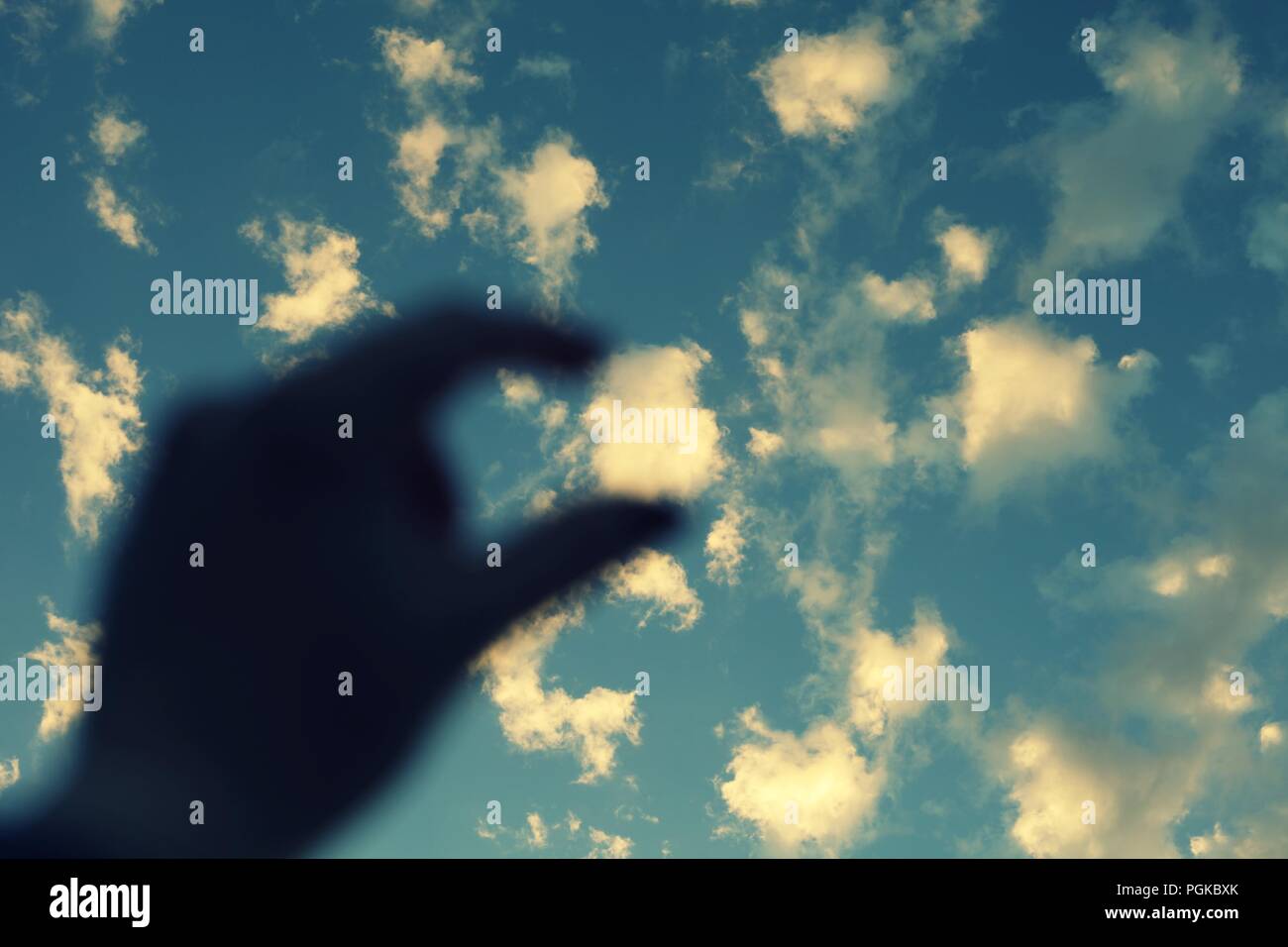 Hands reaching to sky hi-res stock photography and images - Alamy