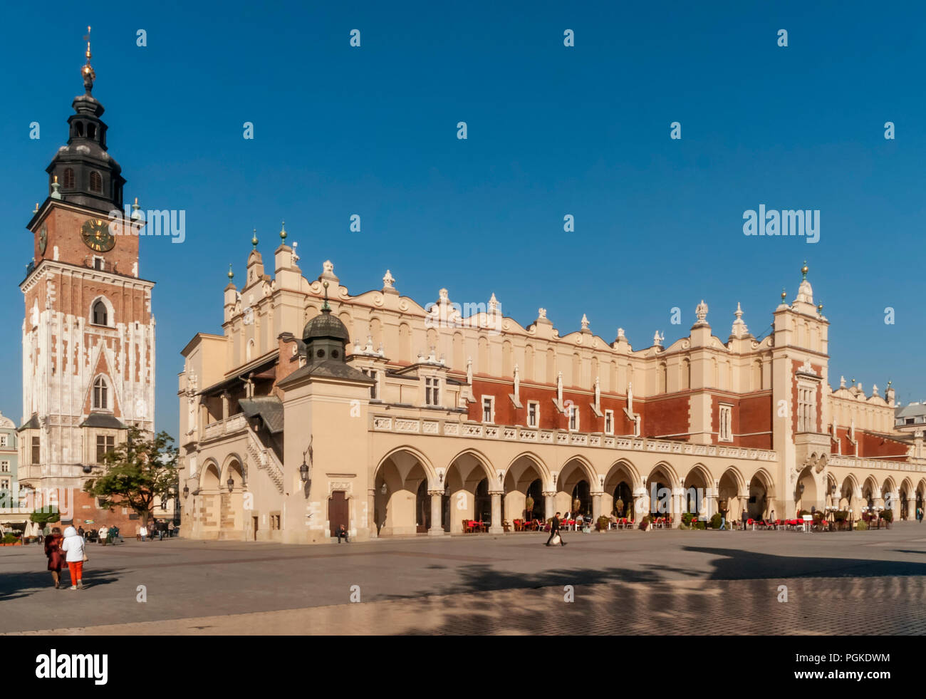 Krakow Town Hall Tower View High Resolution Stock Photography and ...