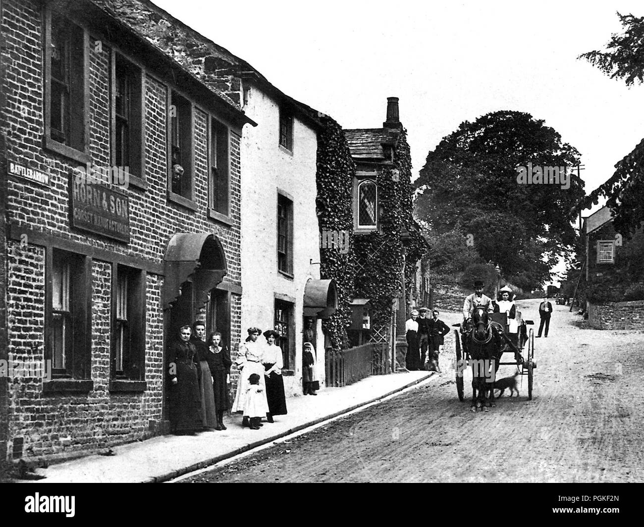 Battlebarrow, Appleby, early 1900s Stock Photo - Alamy