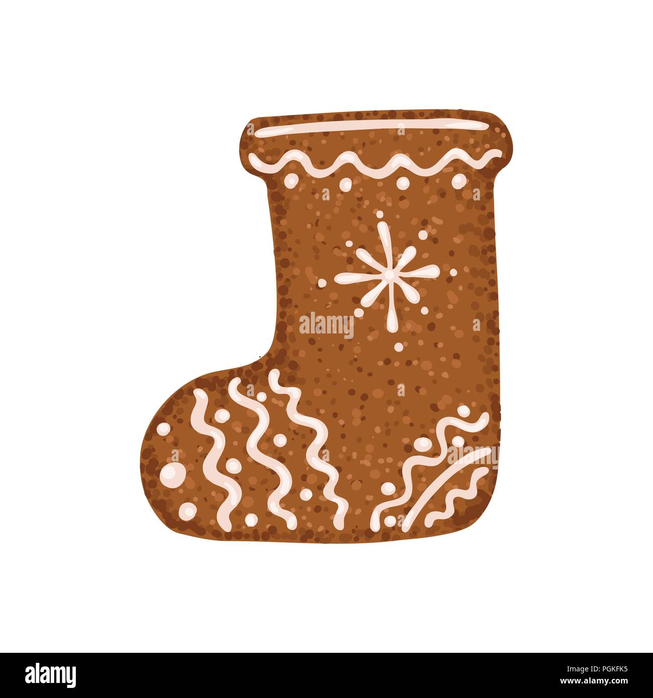 Gingerbread illustration Cut Out Stock Images & Pictures - Alamy