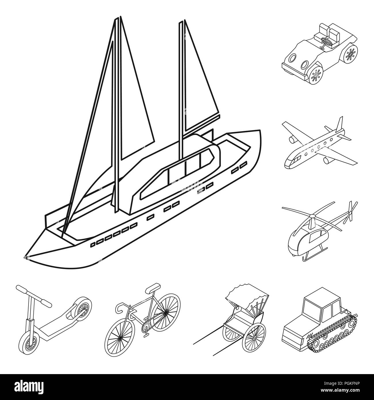 Means Of Transport Cut Out Stock Images & Pictures - Alamy