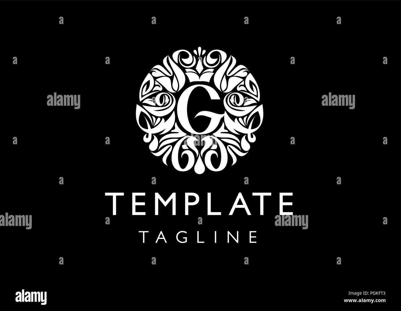 logo template from patterns Stock Vector Image & Art - Alamy