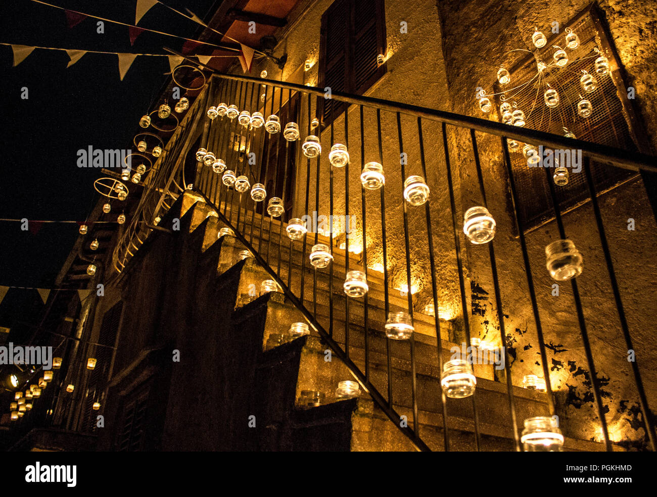 Vallerano, Italy. 26th Aug, 2018. Once a year the heart of Tuscia ...
