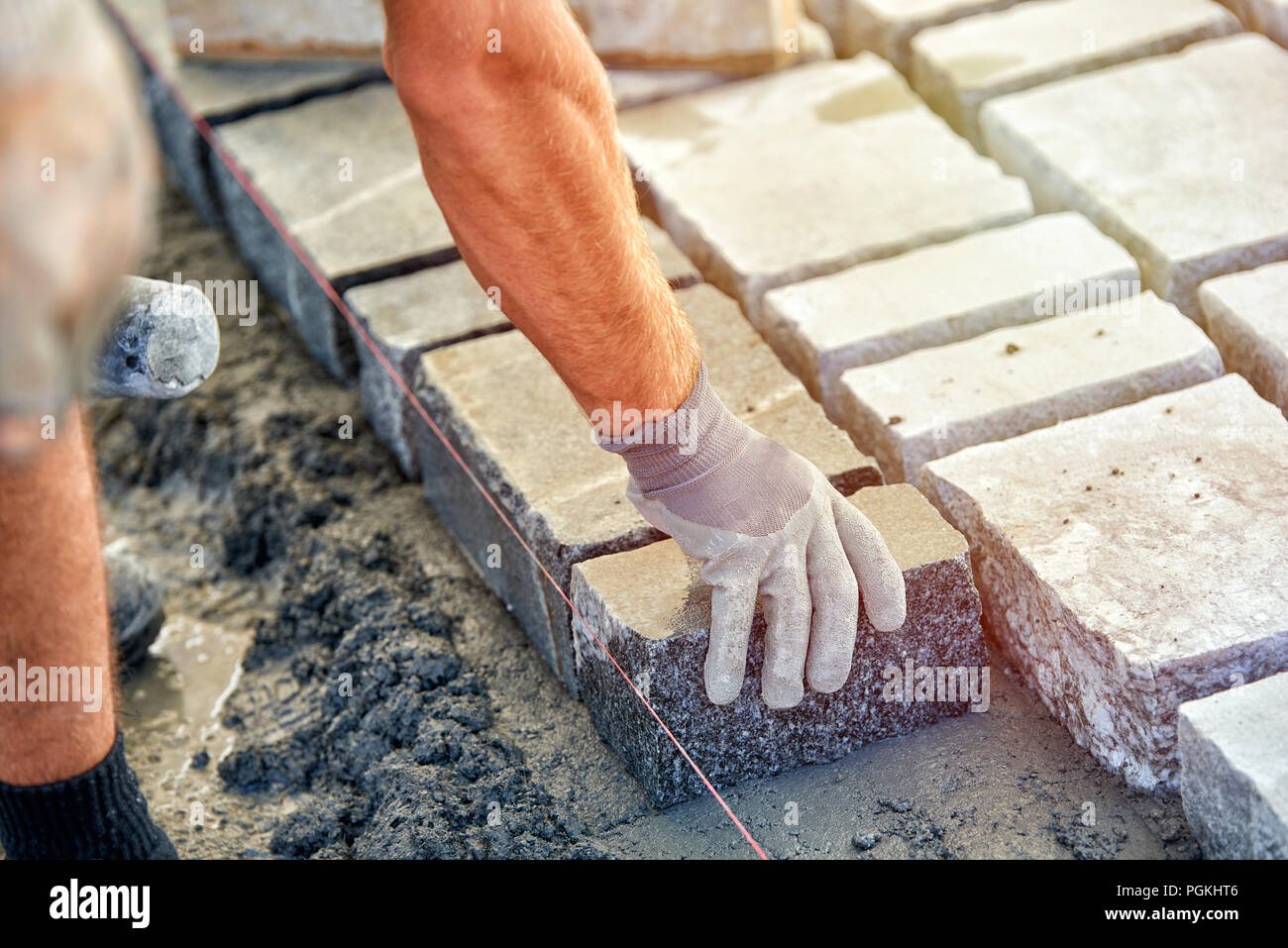 Workman's hands hi-res stock photography and images - Alamy
