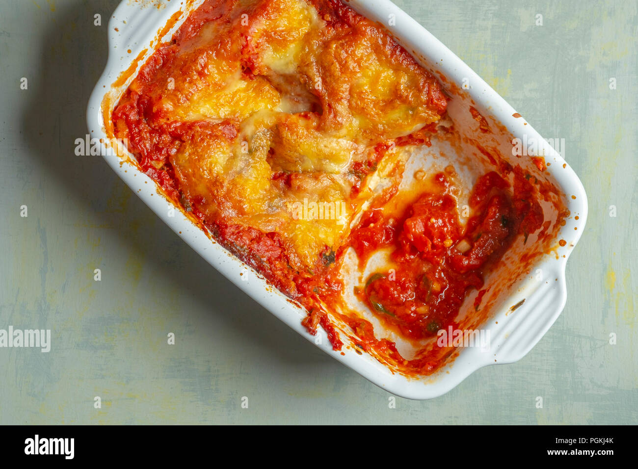 Cannelloni Italian Food Stock Photo - Alamy
