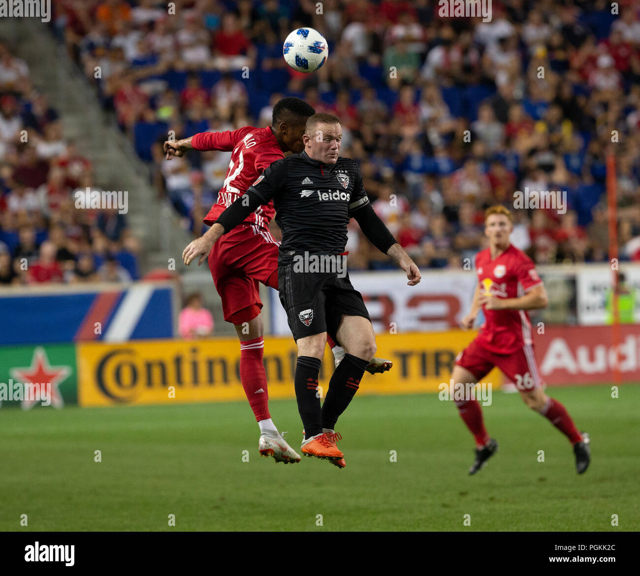 Harrison, United States. 26th Aug, 2018. Wayne Rooney (9) of D.C ...